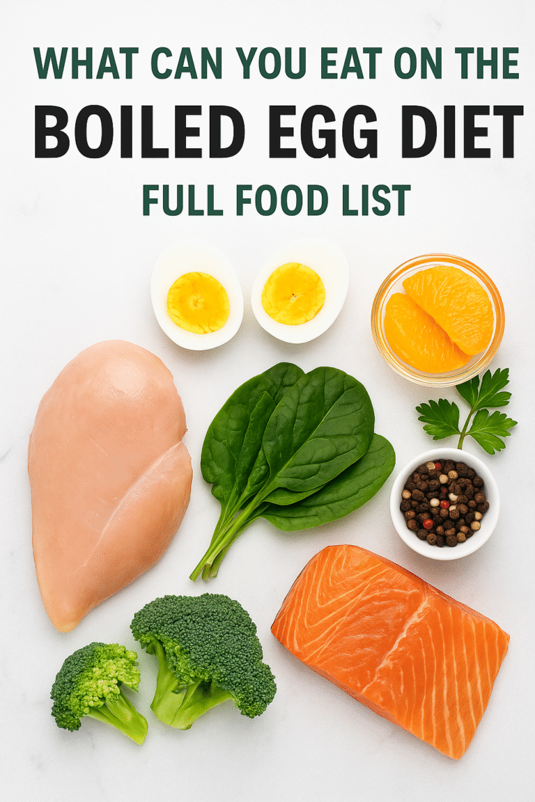 What Can You Eat on the Boiled Egg Diet? Full Food List