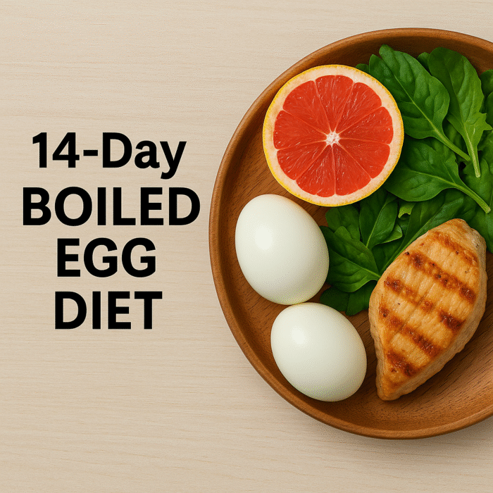 14-Day Boiled Egg Diet Meal Plan for Rapid Weight Loss